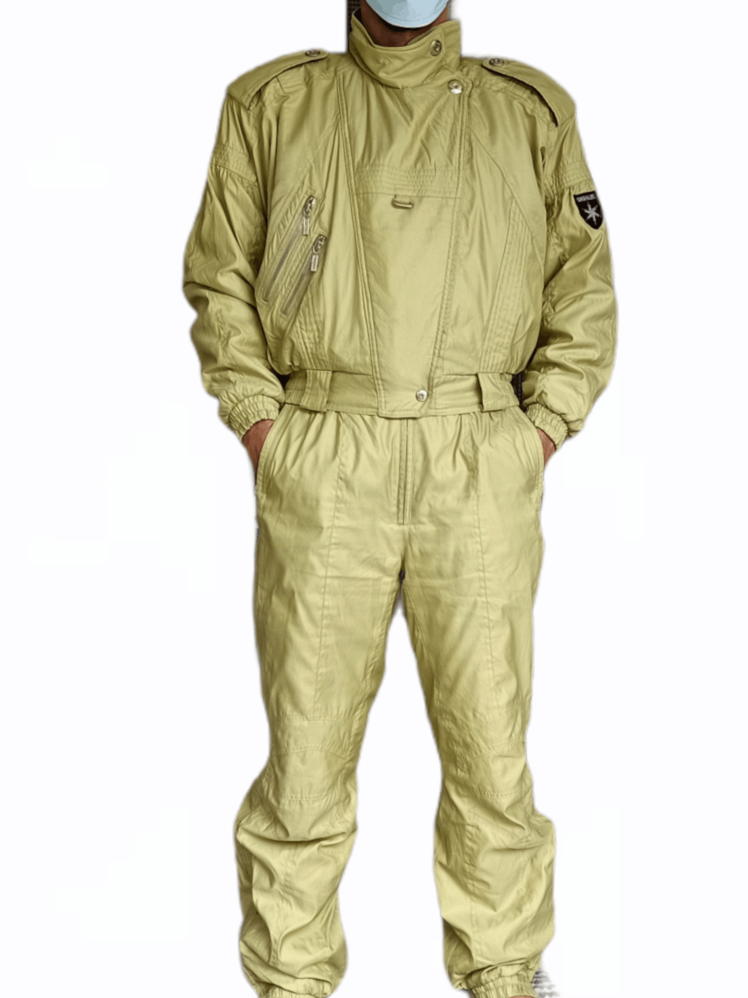 Overalls × Vintage × Yamaha Vtg Yamaha Overall Parachute Ski Jacket ...