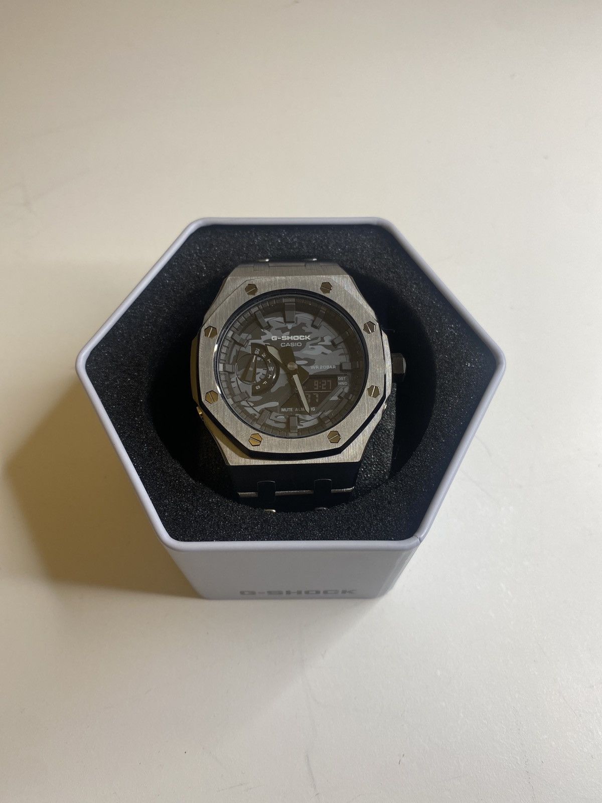 G Shock Custom Casio Royal oak watch gshock | Grailed