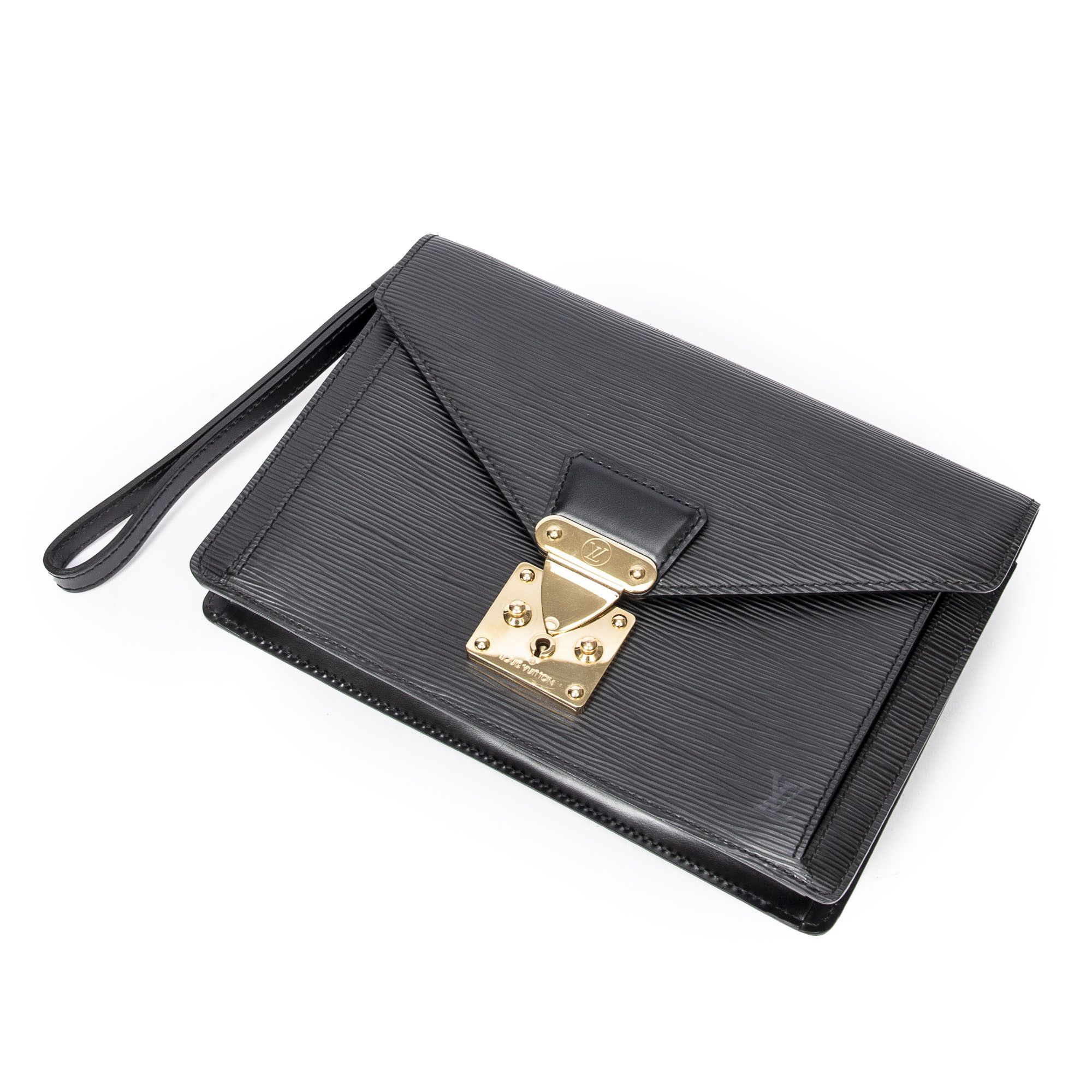 Louis Vuitton Sellier Dragonne in Black Epi | Grailed