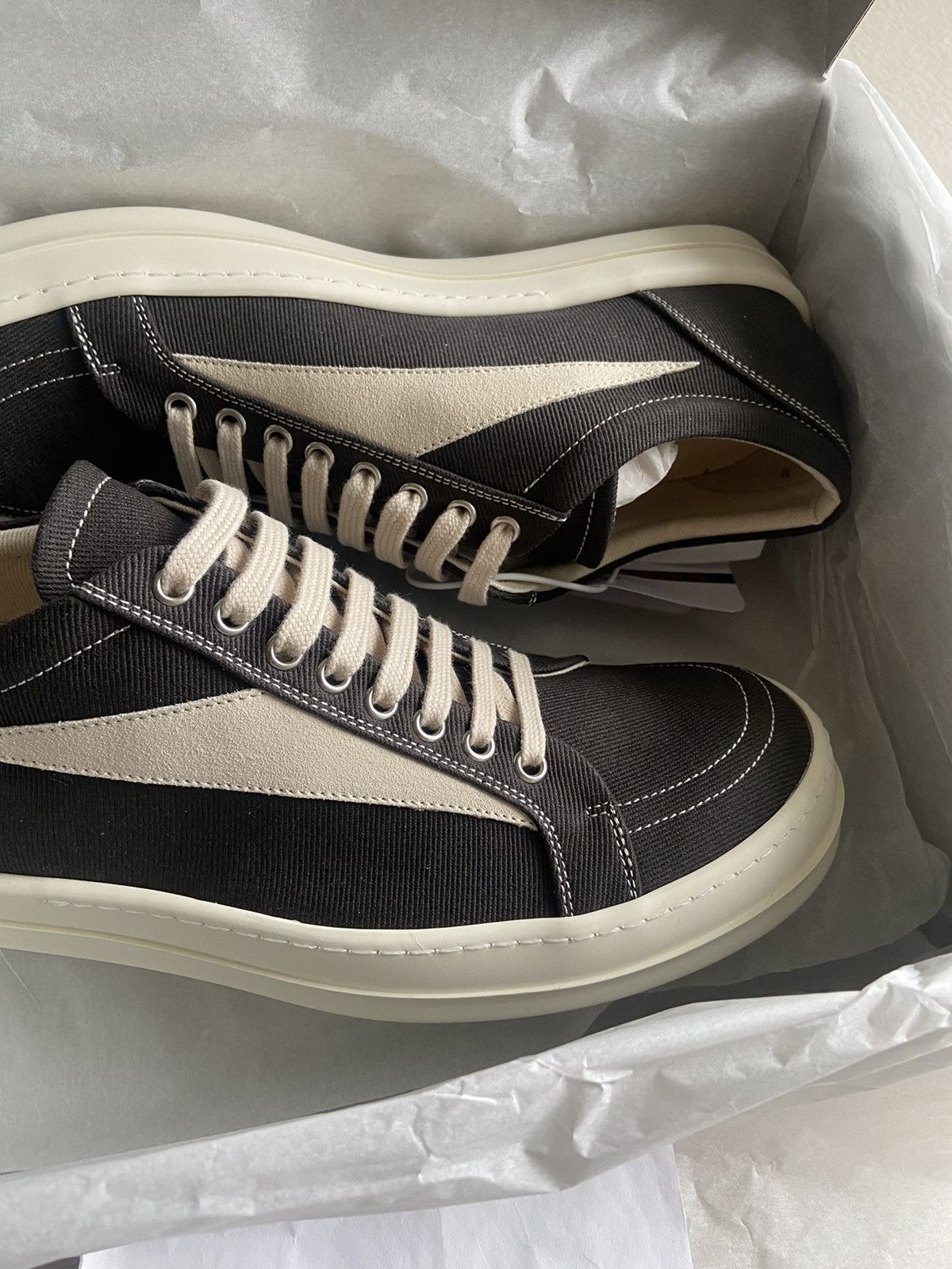 Rick Owens × Rick Owens Drkshdw NEW | DRKSHDW SS23 EDFU VINTAGE SNEAKS ...
