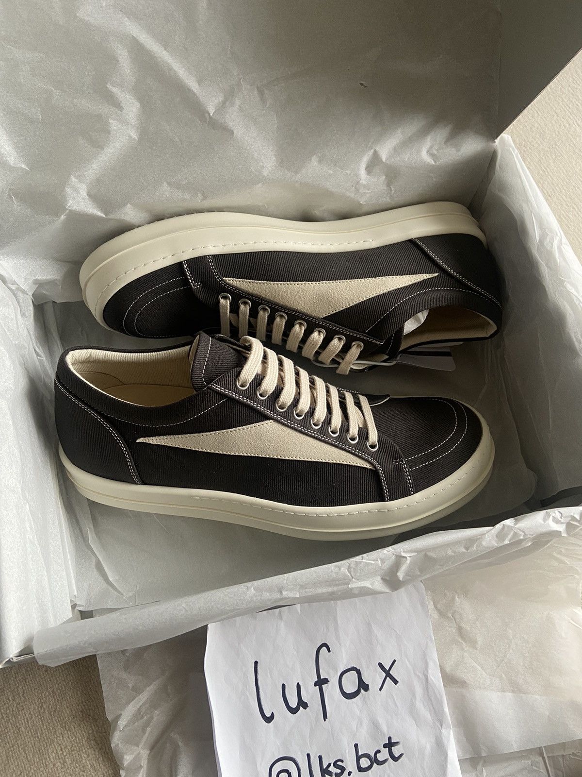 Rick Owens × Rick Owens Drkshdw NEW | DRKSHDW SS23 EDFU VINTAGE SNEAKS ...