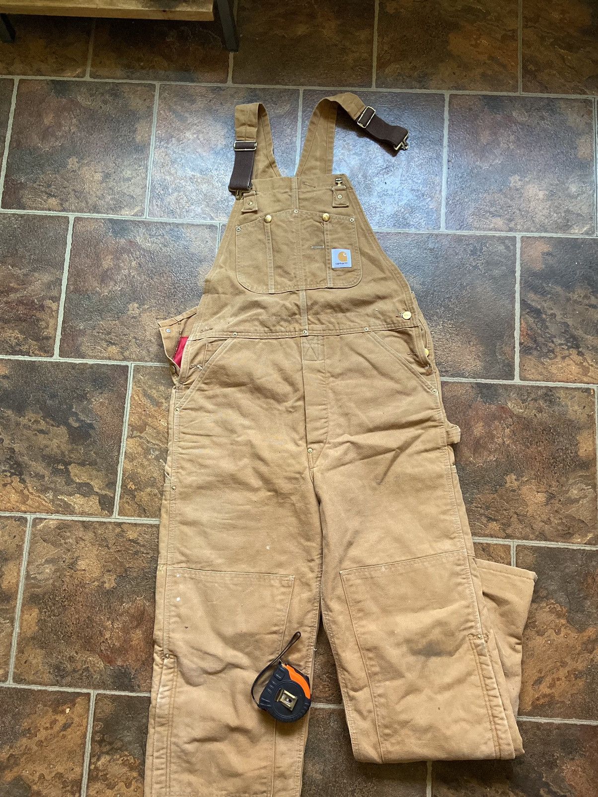 Carhartt Heavy Duty Beige Carhartt Overalls | Grailed