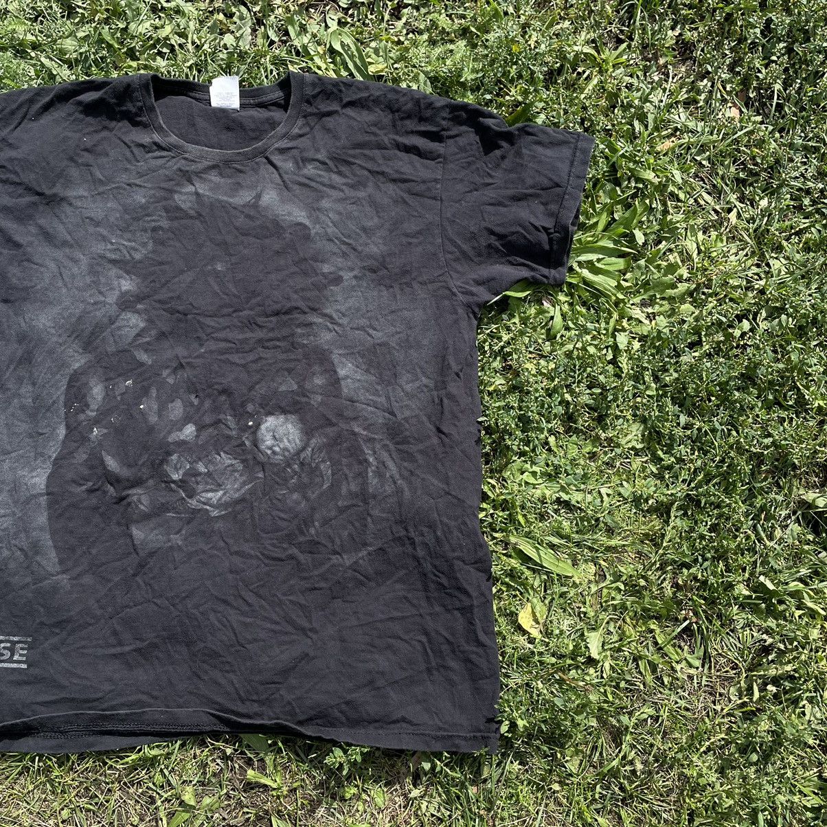 Vintage Vintage Y2K Skulls Vamp Devil Dead Face Horror Print Tee | Grailed