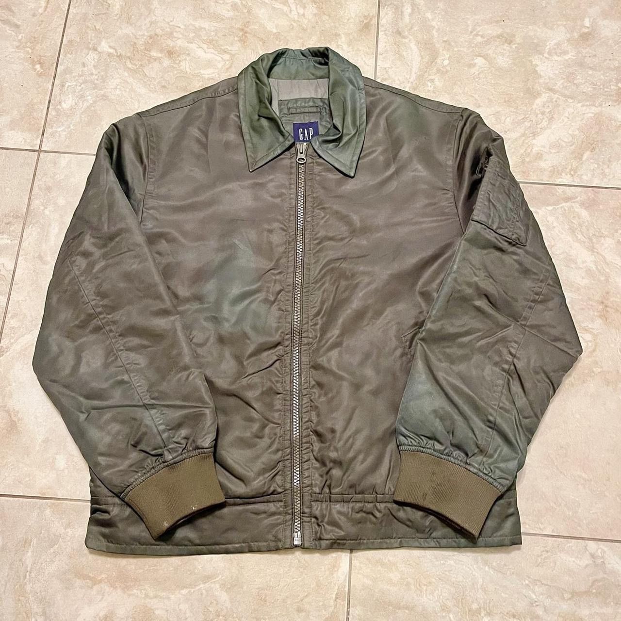 Vintage VINTAGE GAP GREEN MILITARY STYLE GAP BOMBER | Grailed