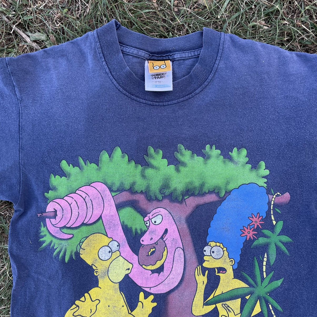 Vintage Vintage 90s Bart Homer Faded Tee Face Horror Art Print Band ...