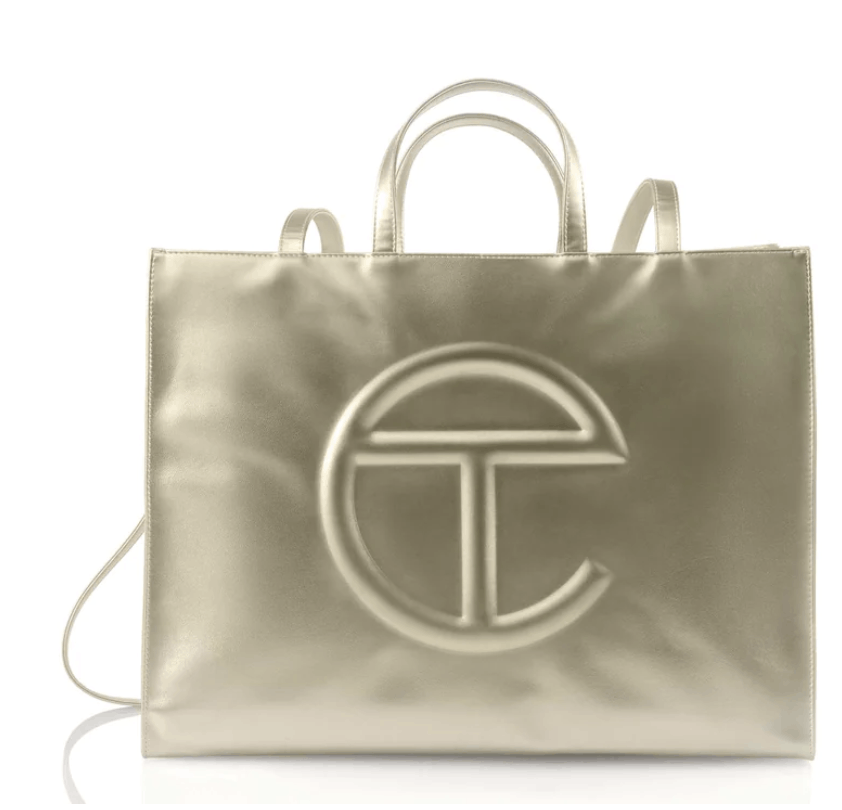 Telfar Telfar Large Shopping Bag - Gold | Grailed
