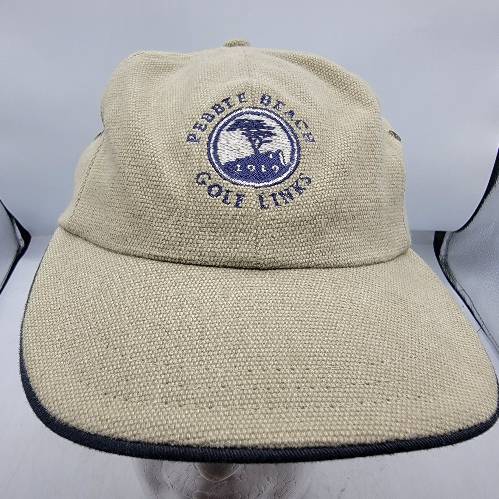 Other Pebble Beach Classic Made In The USA Beige Adults Hat Cap Ca ...