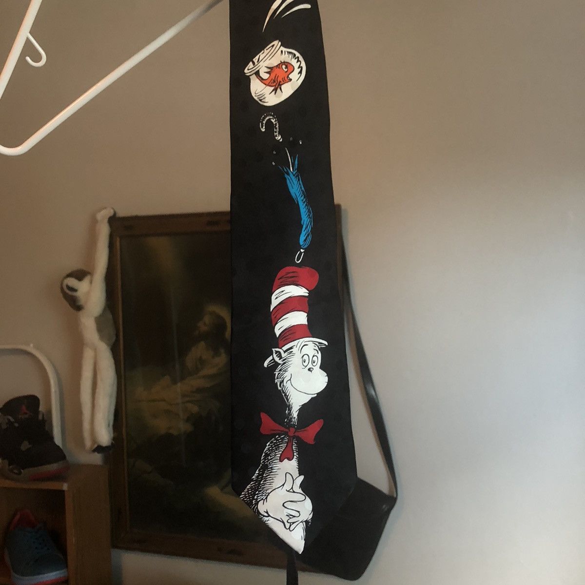 Vintage Vintage 90s 1994 Dr Suess Cat In The Hat Black Tie | Grailed