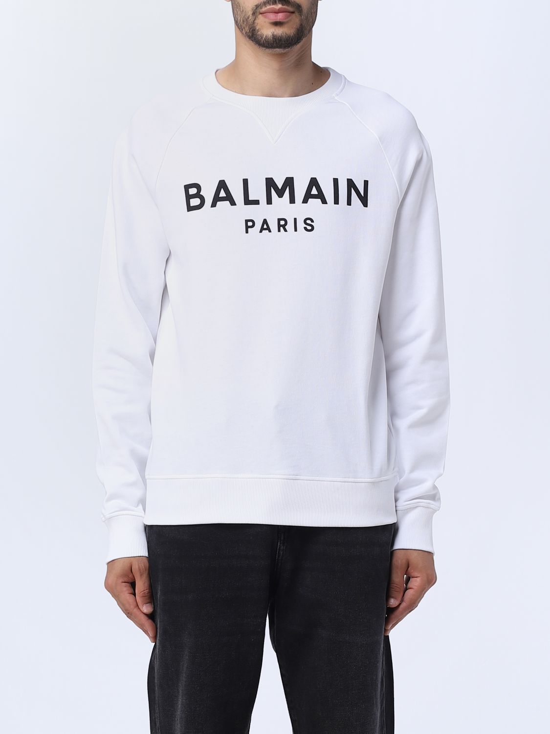 Balmain Balmain Sweatshirt Men White | Grailed