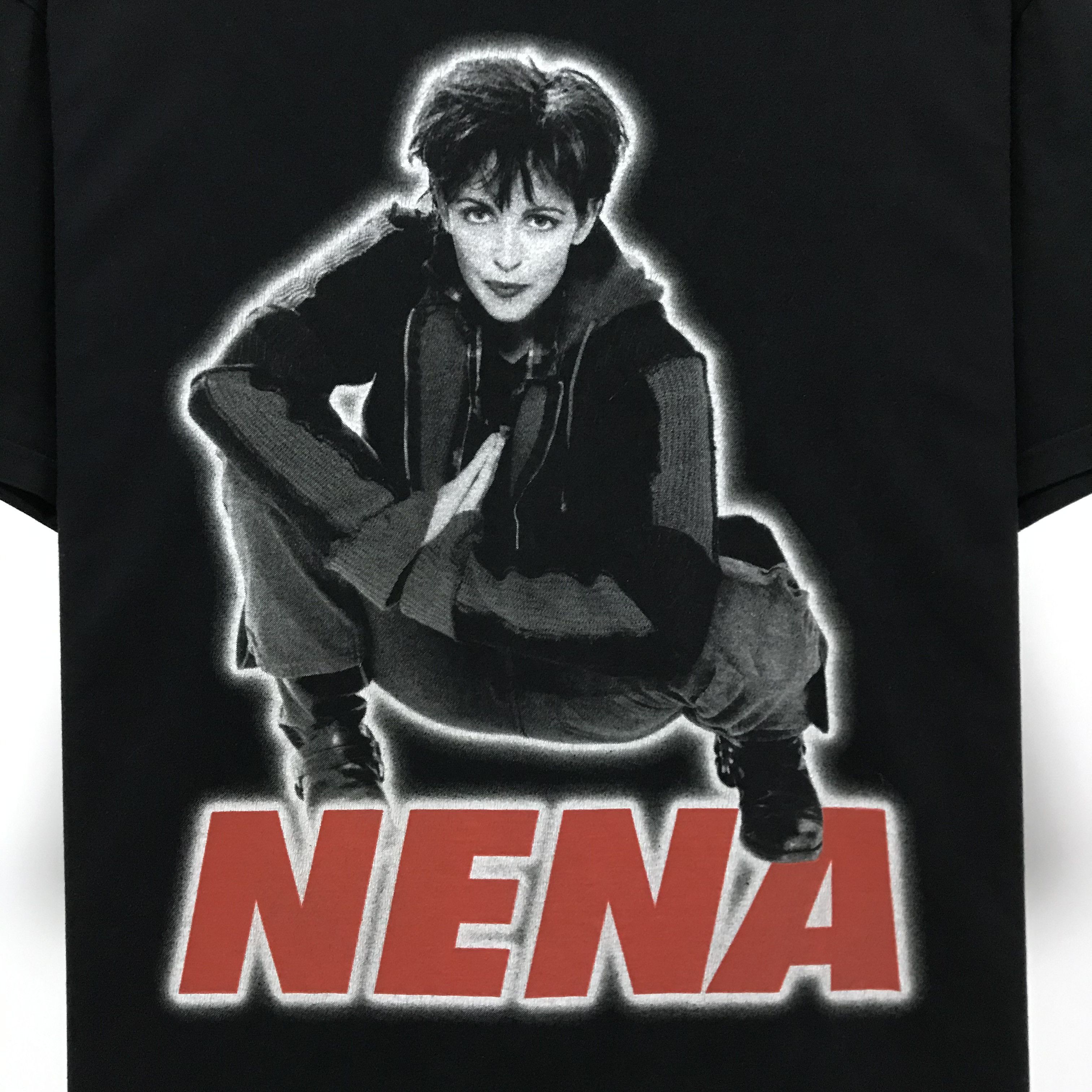 Band Tees × Rare × Vintage NENA Vintage T-Shirt 90s Rare Band Tee New Wave Punk Rock | Grailed
