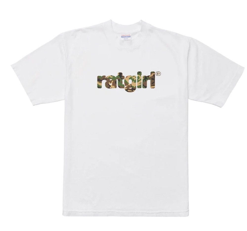 Stray Rats × Streetwear Stray Rats Camo Rat Girl Tee Medium + Supreme ...