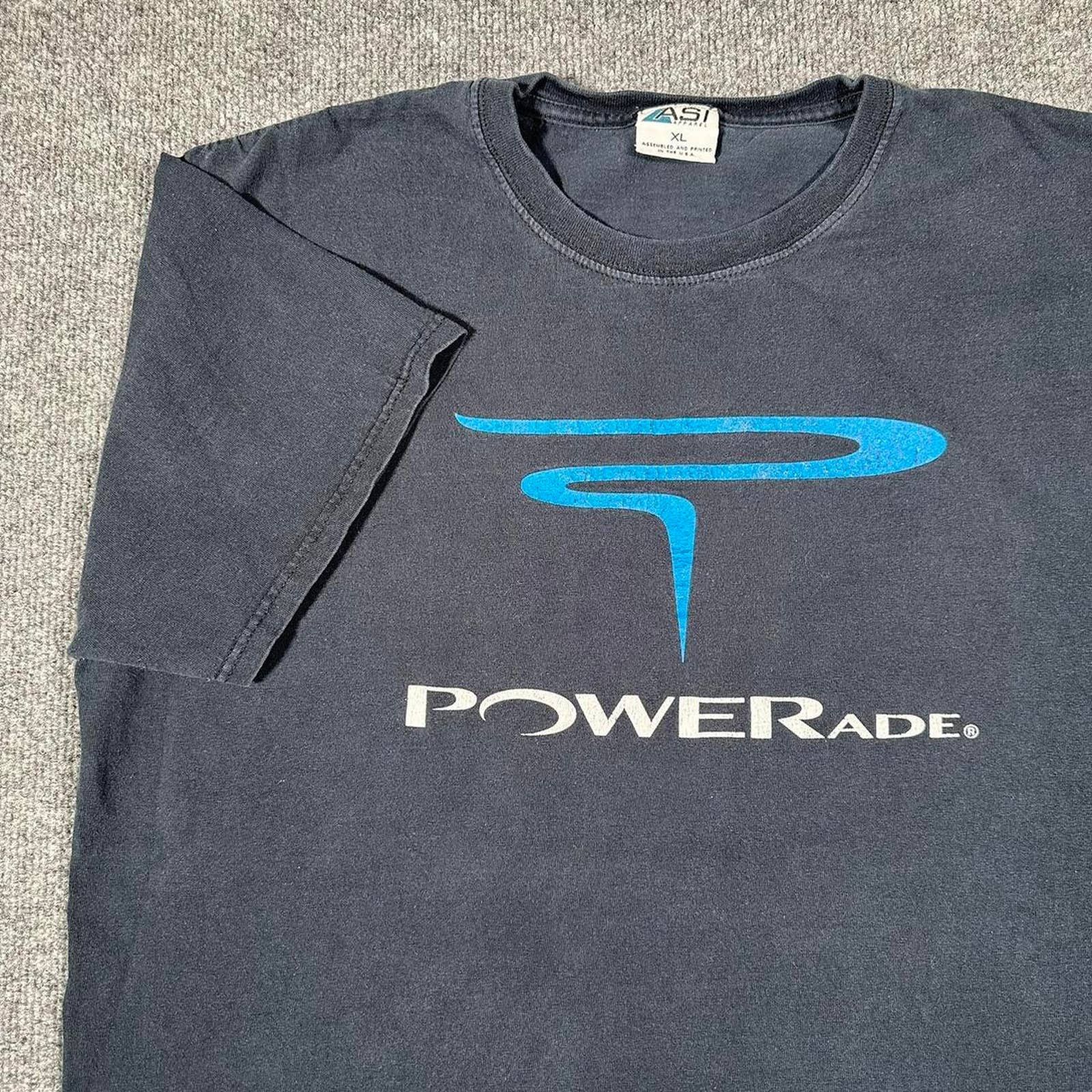 Vintage Vintage 90s Powerade Drink T Shirt Food Snack Promo Art | Grailed
