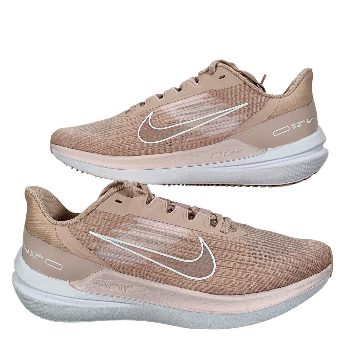 Nike Nike WMS Air Winflo 9 Pink Oxford Barley Rose White Sneakers | Grailed