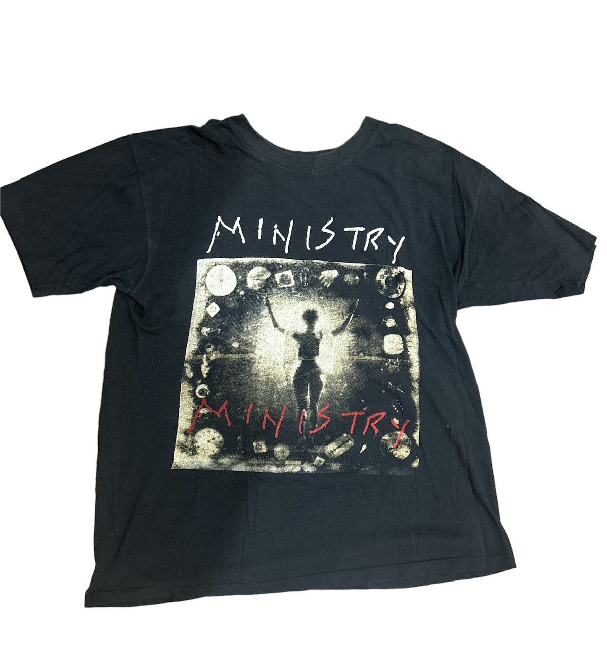 Band Tees × Streetwear × Vintage Vintage 1992 Ministry / Helmet Bootleg ...
