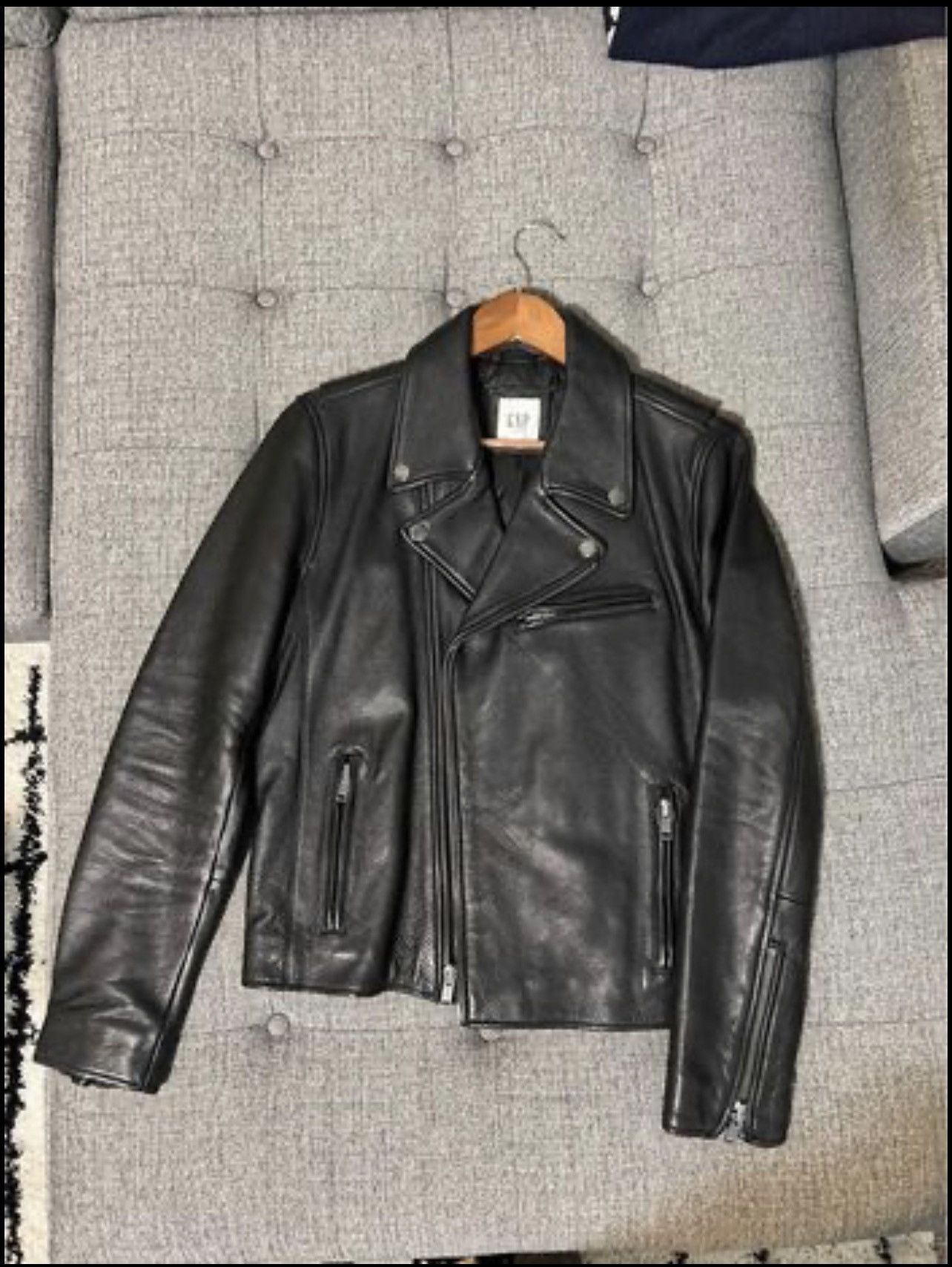 Gap Gap leather jacket | Grailed