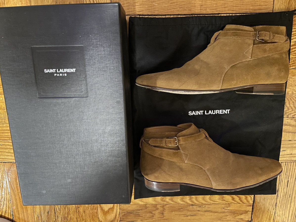 Saint Laurent Paris Saint Laurent Paris London 20 Jodhpur Cropped Boots ...