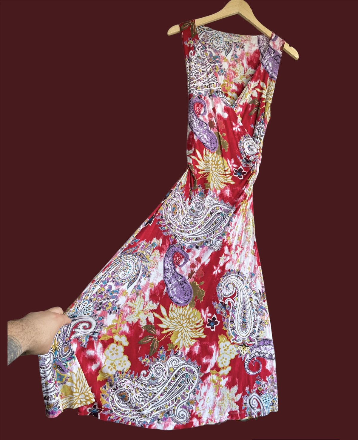 Etro Etro Floral Pattern Viscose Maxi Elastic Dresses | Grailed