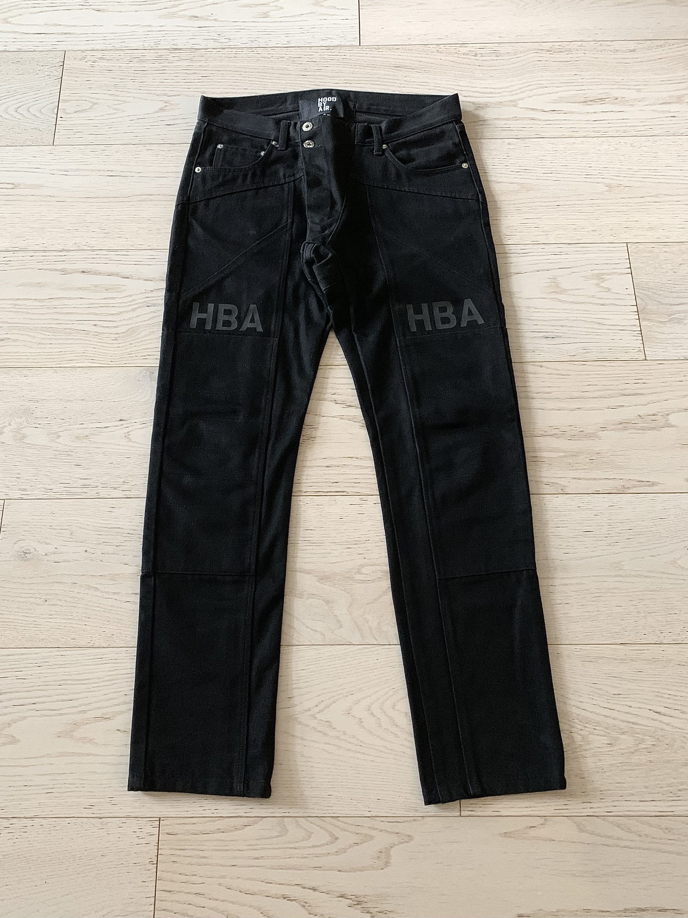 Hood By Air HBA SS16 “Galvanize” Moto Jeans | Grailed