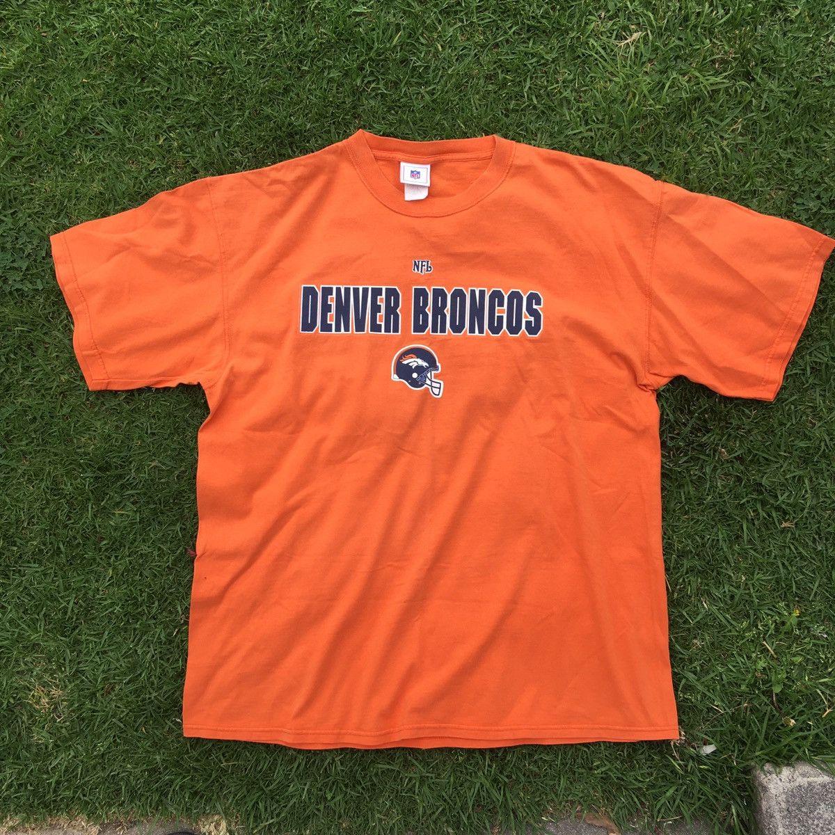 NFL × Streetwear × Vintage Vintage Denver Broncos NFL Helmet Team Logo ...