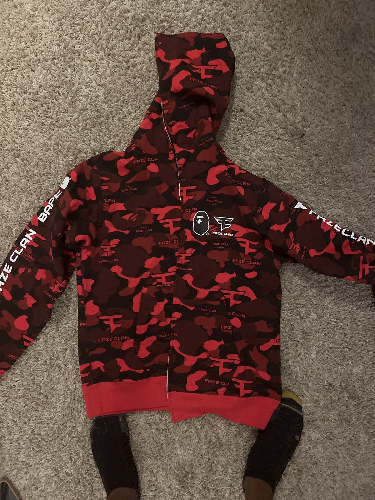 Bape Bape x Faze Clan Full Zip Hoodie | Grailed