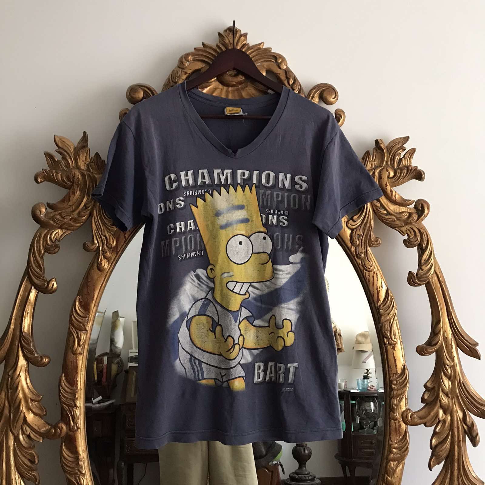 Vintage The Simpsons Argentina Champ 2000s Vintage Bart Tee | Grailed