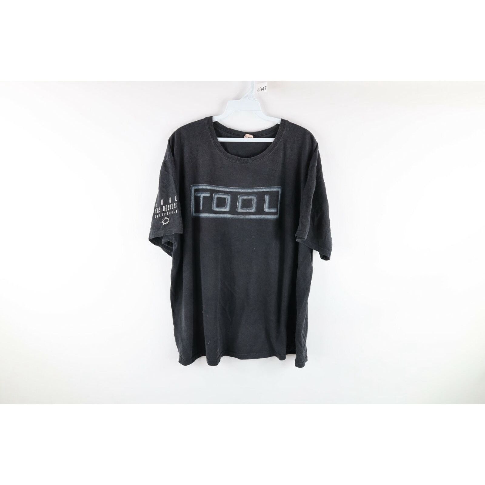 Spell Vintage Mens XL Faded Tool Los Angeles Spell Out Double Sided T ...