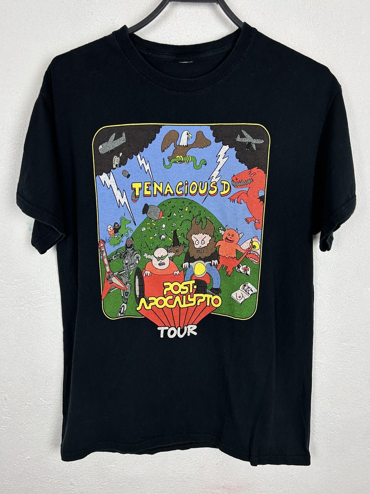 Band Tees Tenacious D Post Apocalypto 2020 Tour T-Shirt In Black | Grailed