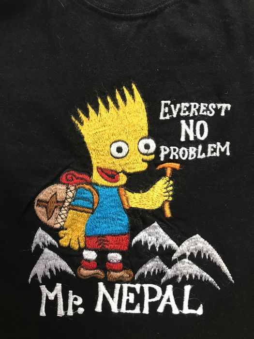 Vintage Vintage MR.Nepal Bart Simpson Everest no problem | Grailed
