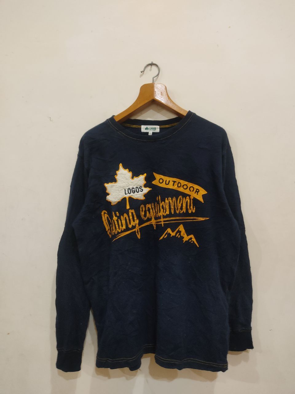 Japanese Brand Logos Big Logo Sweatshirt | Grailed