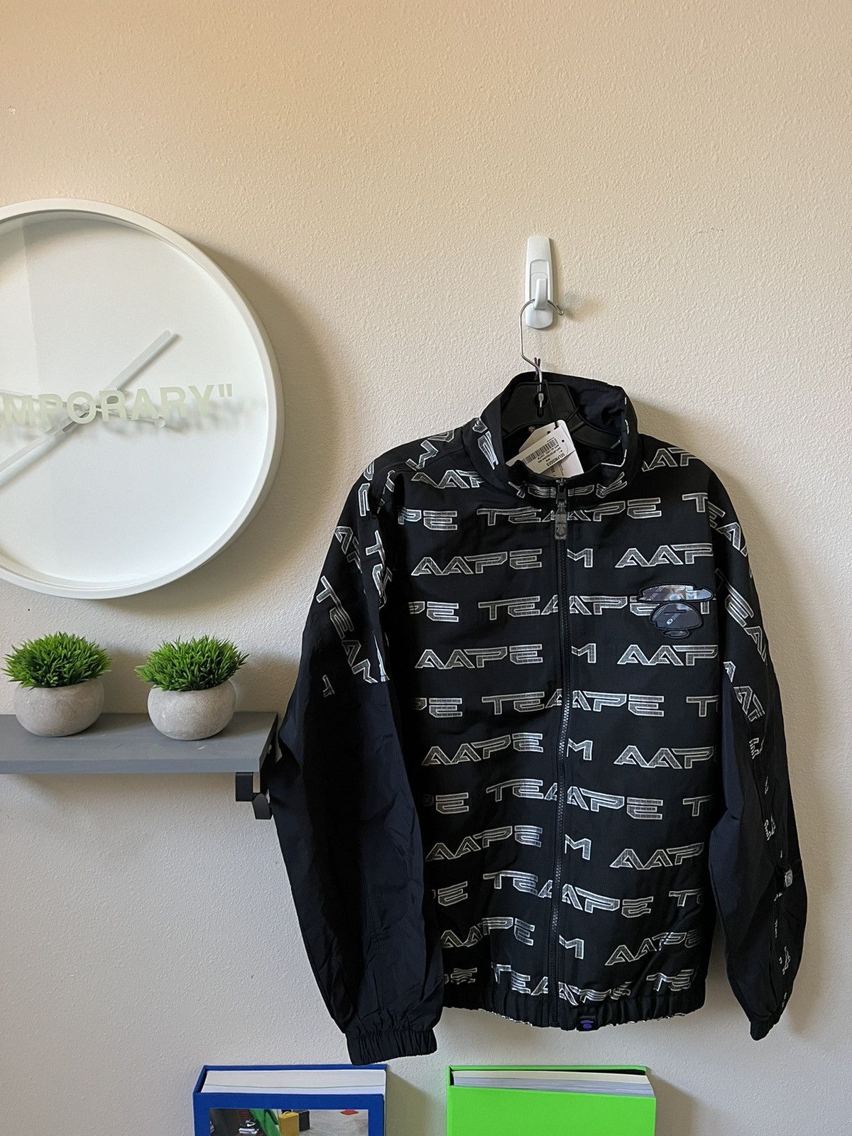 Aape AAPE Team logo Shell Jacket | Grailed