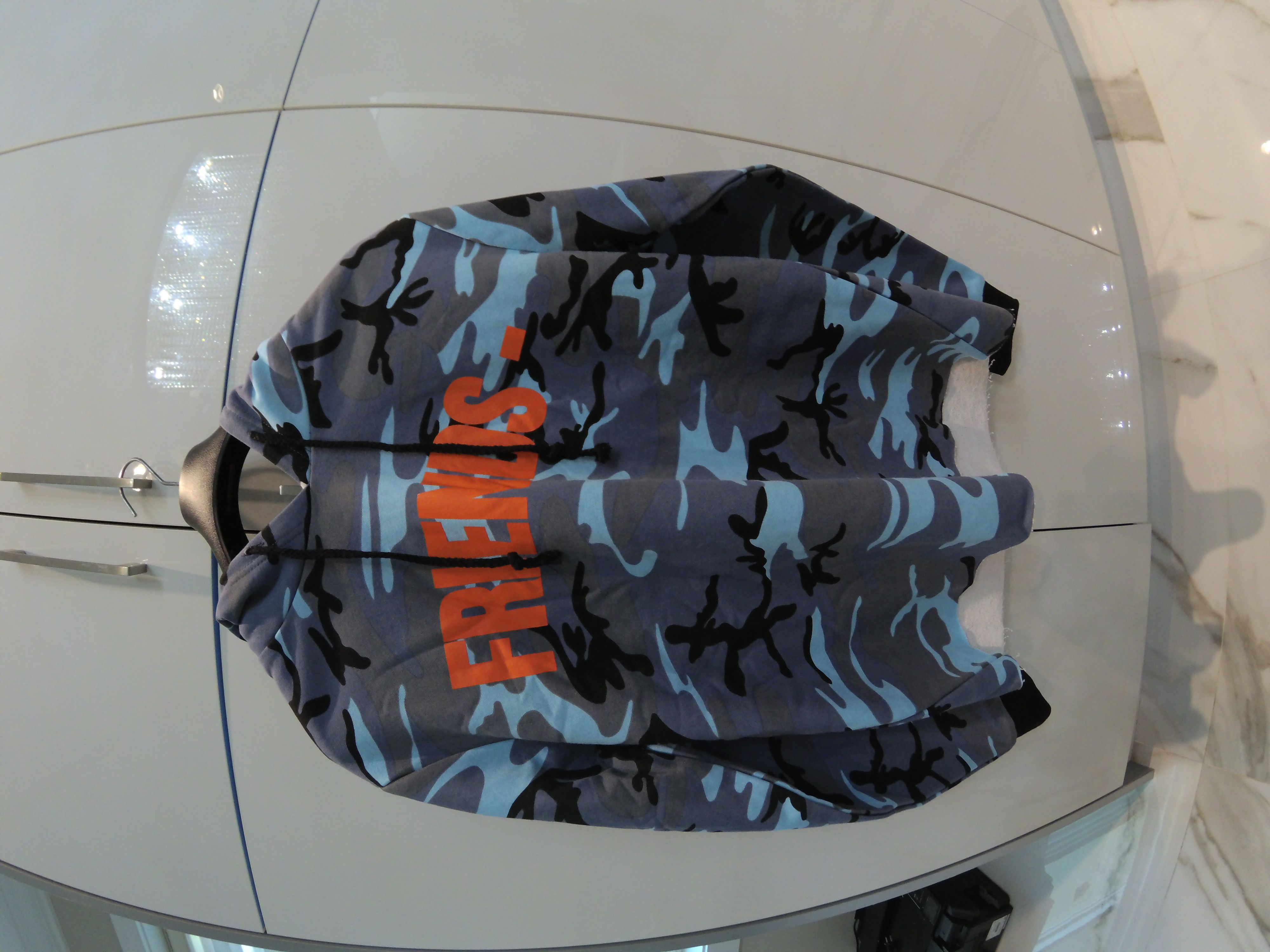 Vlone Vlone Blue Camo Friends Hoodie | Grailed