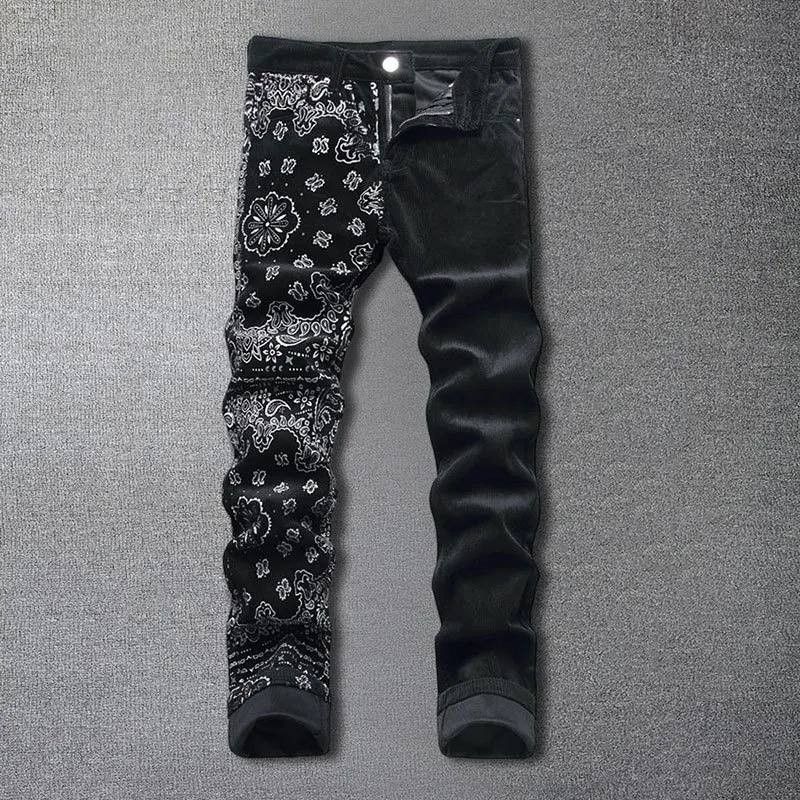 Japanese Brand × Vintage Ripped Bandana Jeans | Grailed