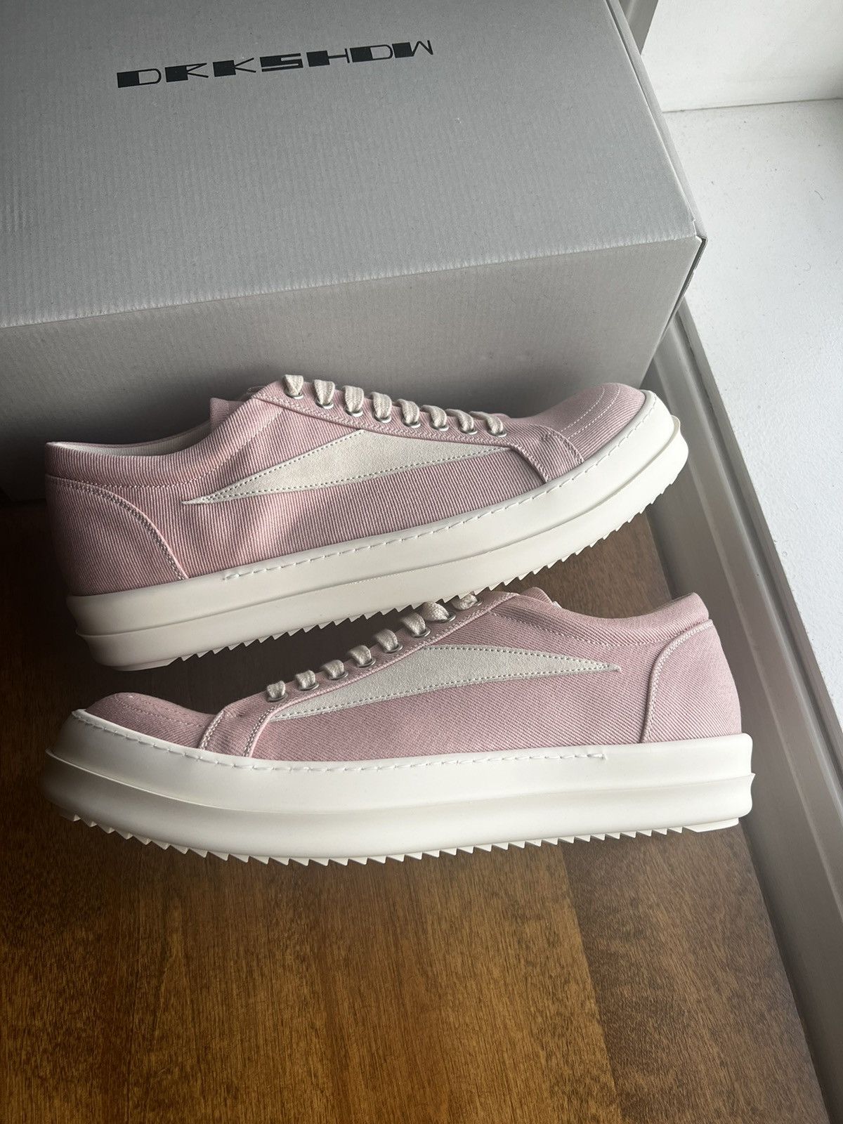 Rick Owens Rick Owens Drkshdw Pink Vintage Strobe Vans Sneakers | Grailed