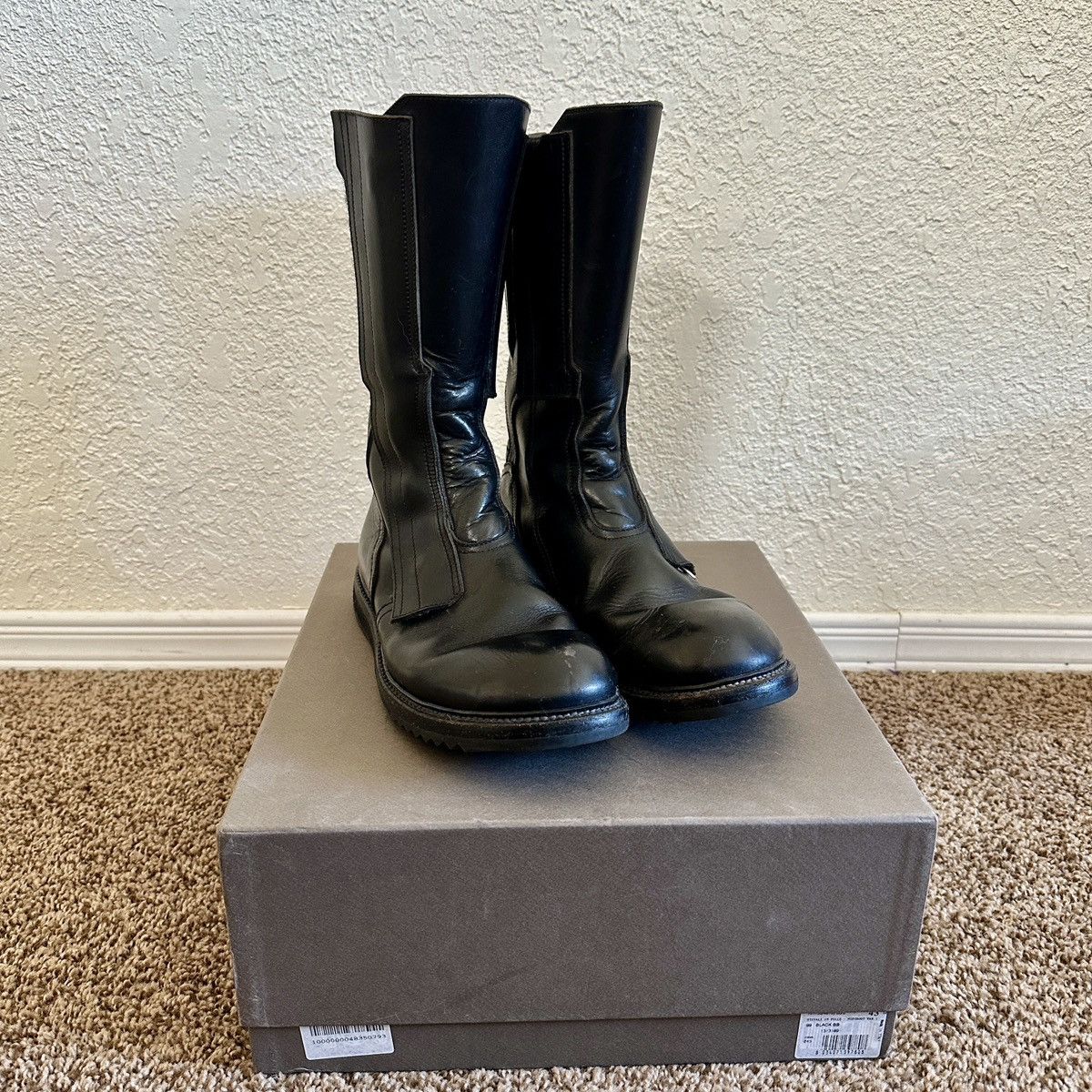 Rick Owens Rick Owens Motocross Moto Creeper Boot SS15 Faun RARE | Grailed