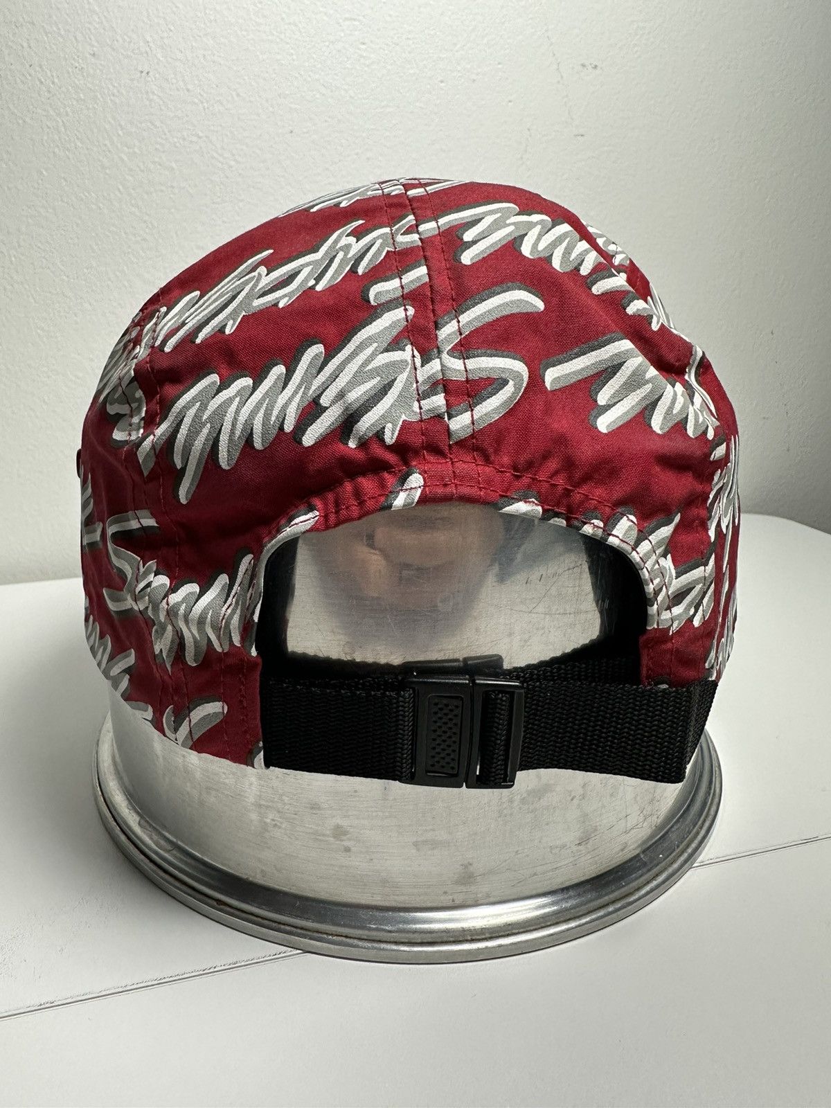 Supreme Supreme Signature Script Logo Camp Cap Hat | Grailed