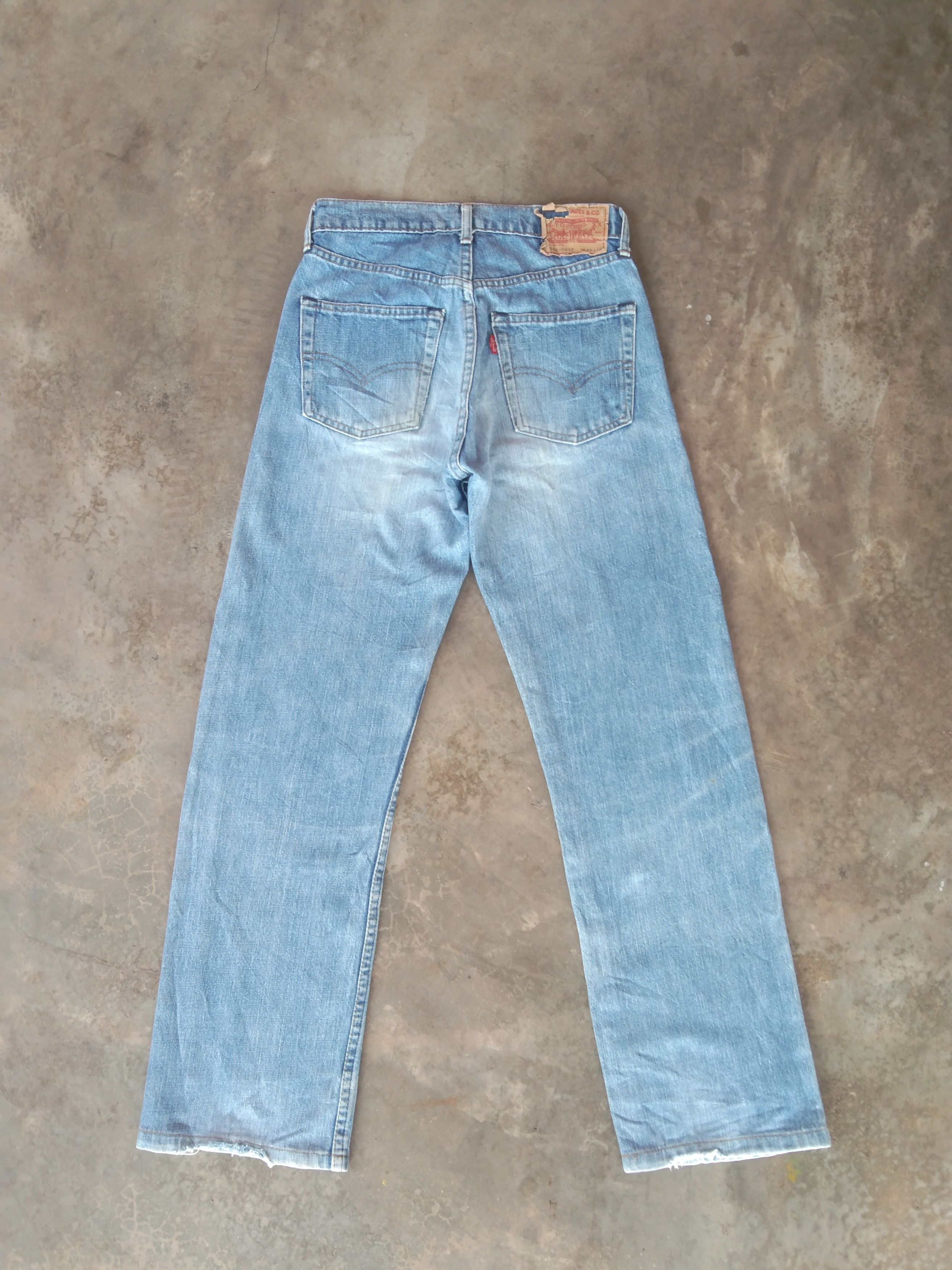 Vintage 90s Vintage Levi's Jeans 509 Light Wash Straight Leg Denim ...