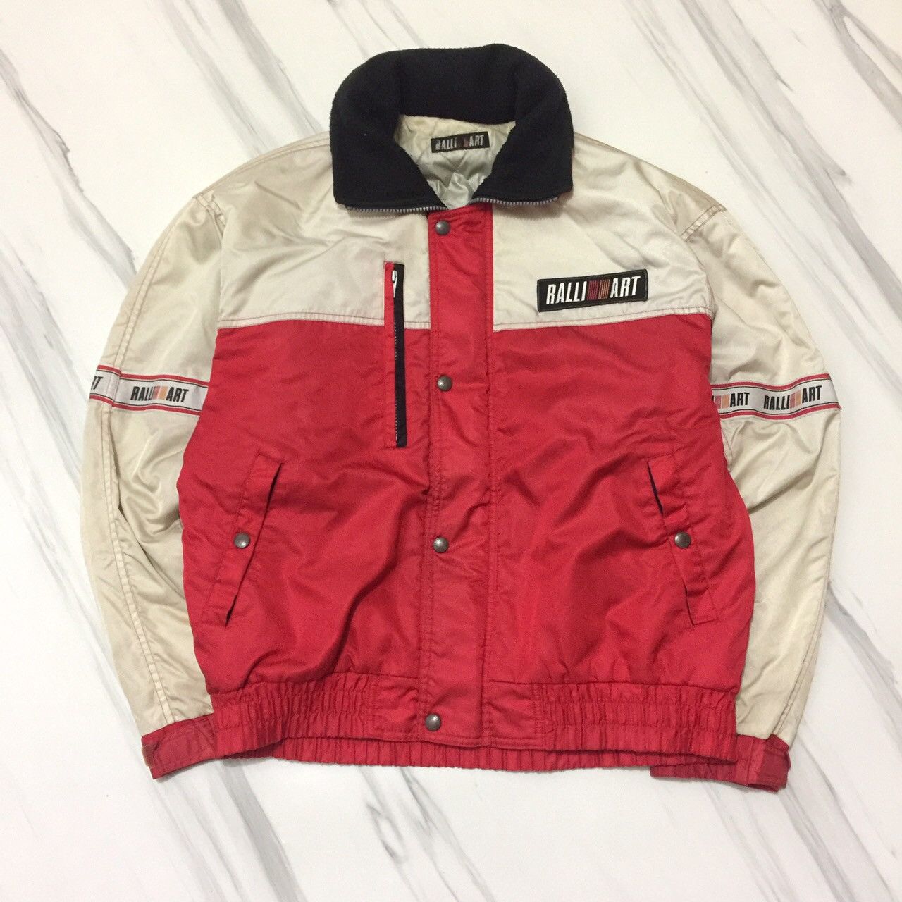 Vintage ralliart mitsubishi motors racing bomber jacket | Grailed