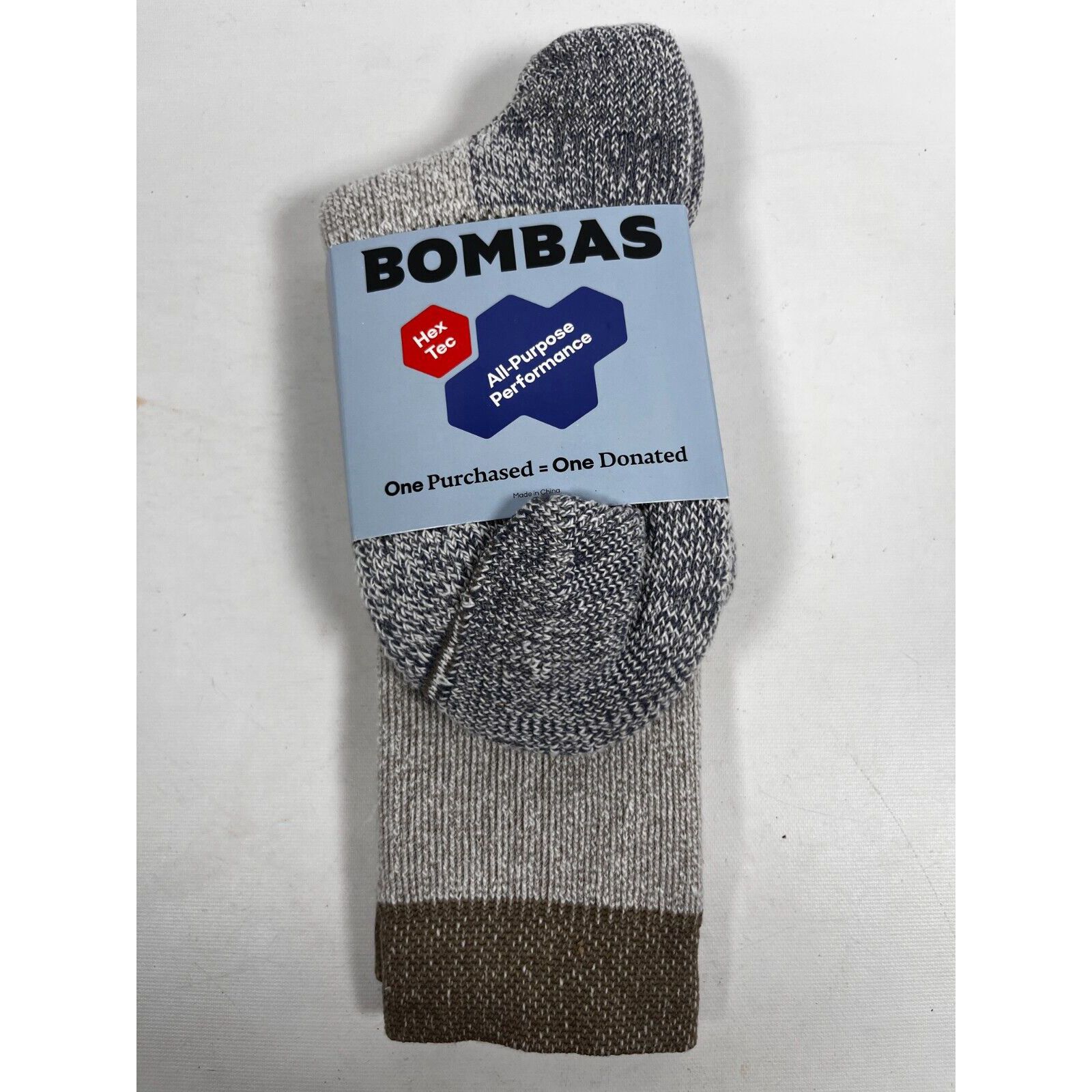 Vintage BOMBAS Socks Adult M Hex Tec All-Purpose Performance Ultra ...