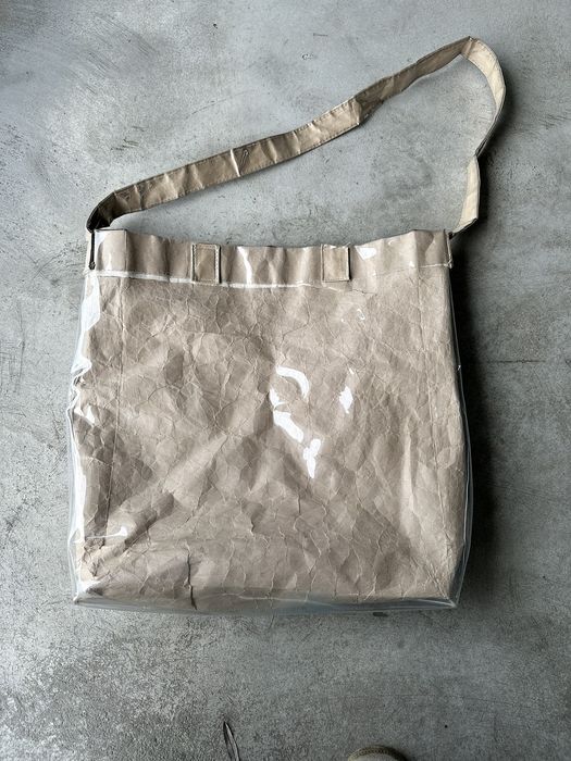 Comme des Garcons Comme Des Garçons CDG PVC Transparent Paper Tote Bag ...