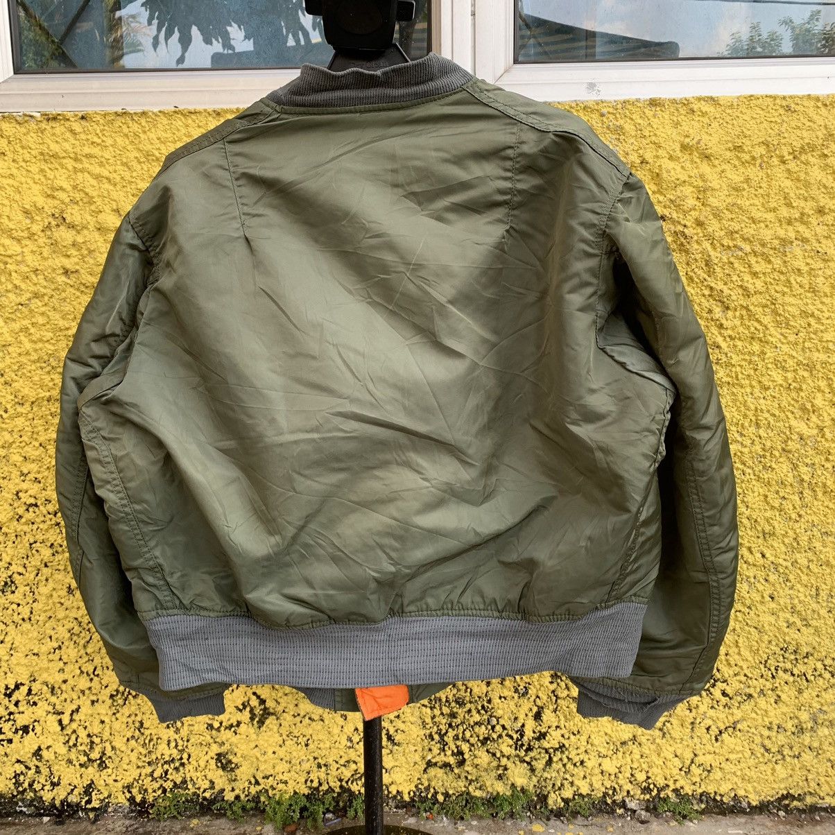 Alpha Industries × Bomber Jacket × Vintage Alpha Industries reversible ...