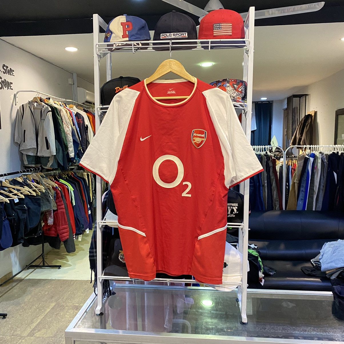 Vintage VINTAGE 2002-2004‼️Arsenal Soccer Jersey By Nike O2 | Grailed