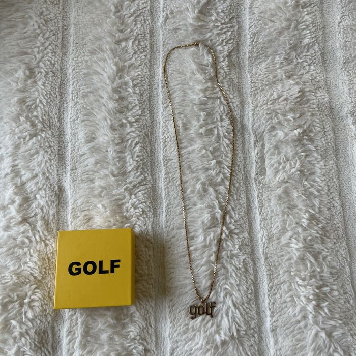 Golf Wang Golf Wang Old English Logo Necklace | Grailed