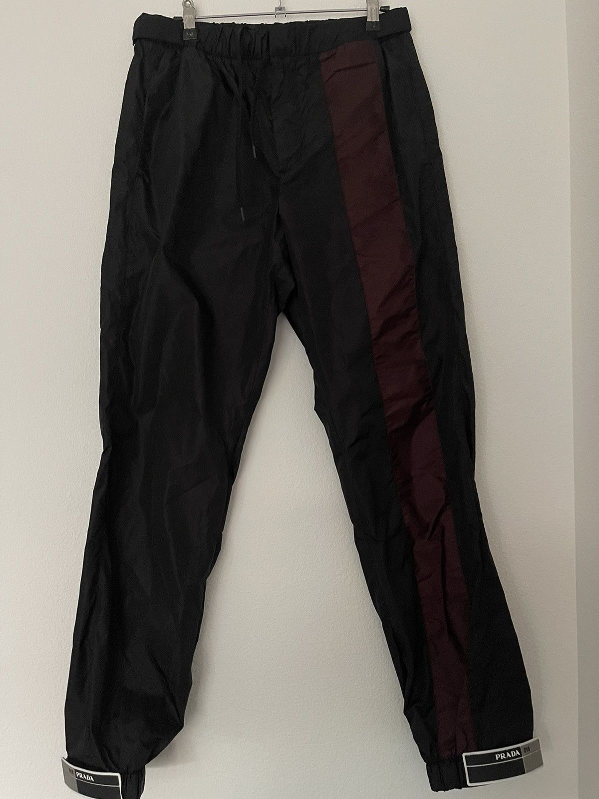 Prada Brand New, Nylon Sweatpants | Grailed