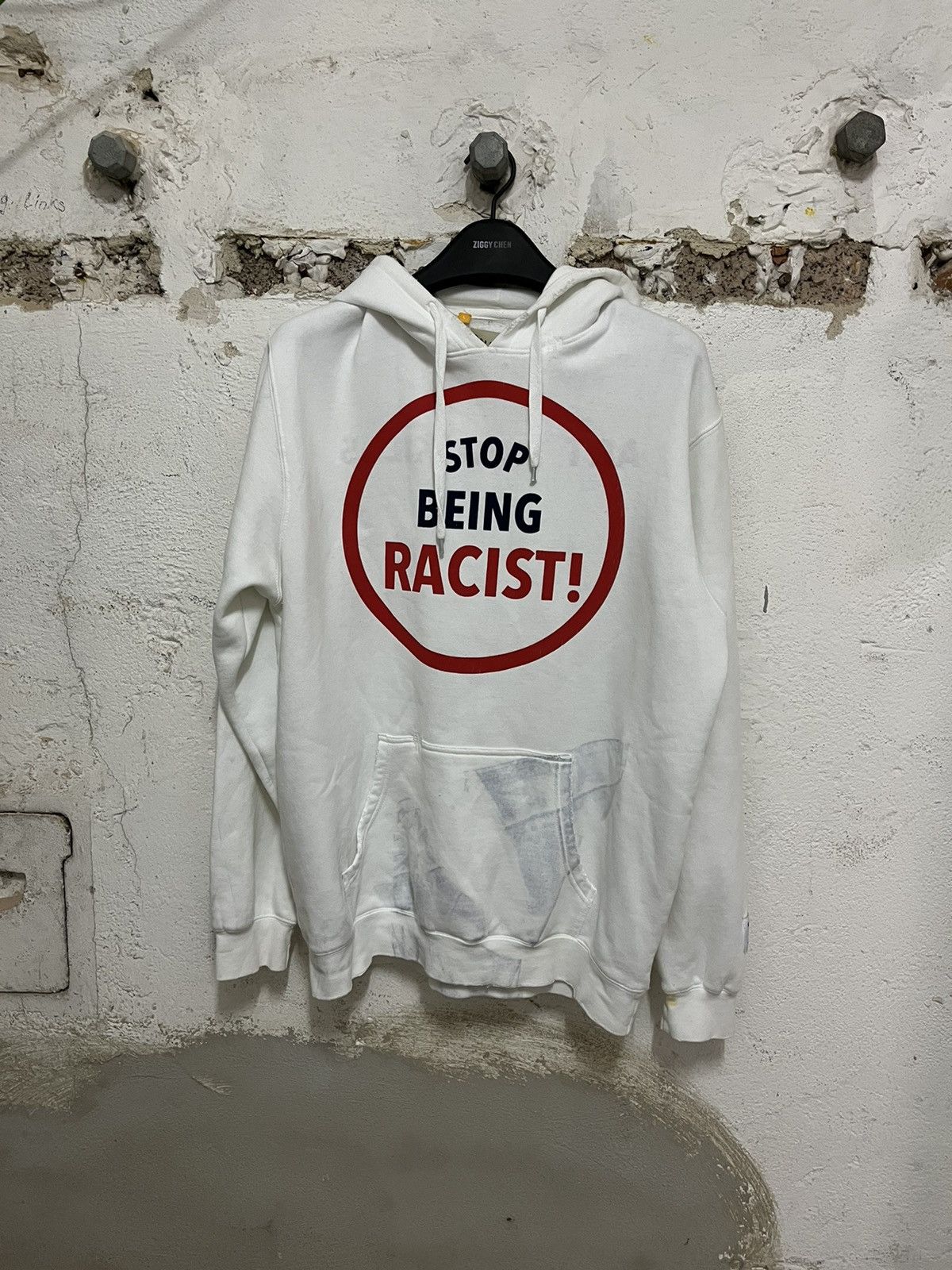 Gallery Dept. Stop Being Racist Hoodie | Grailed
