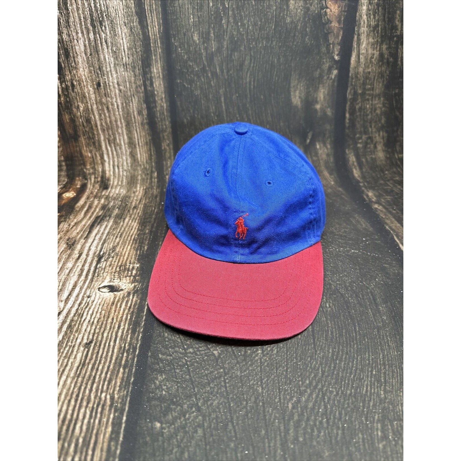 Ralph Lauren Polo Ralph Lauren Color-Blocked Blue & Red Ball Cap | Grailed
