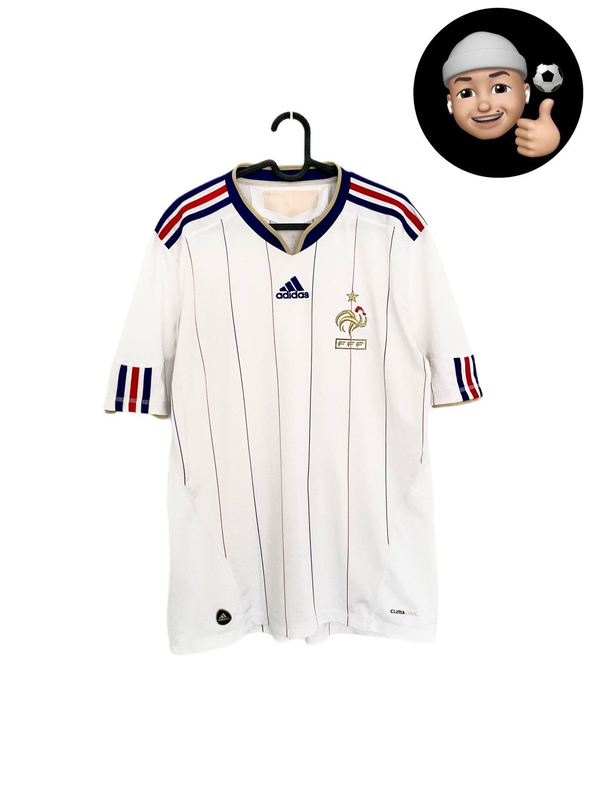 Adidas 2009 2010 France National Team Adidas Away Soccer Jersey Kit ...