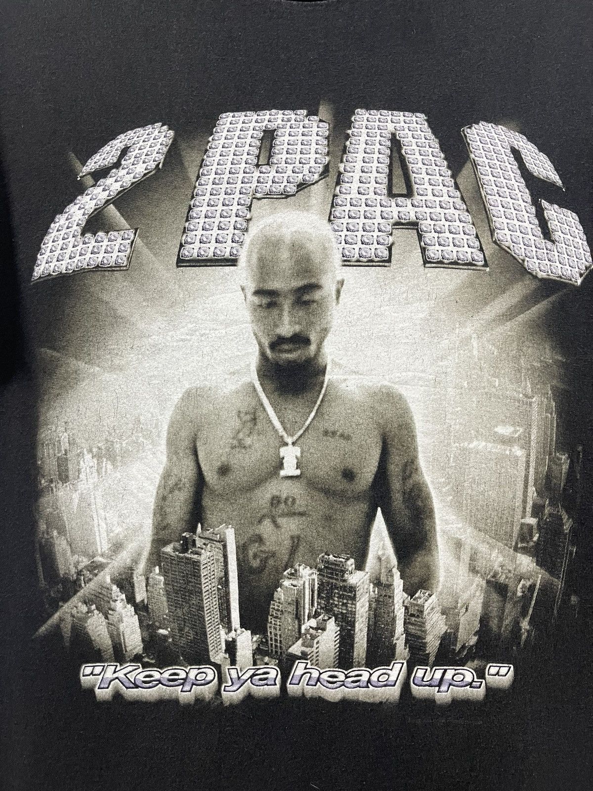 Rap Tees Very Rare Vintage Tupac Shakur American Rapper T Shirt | Grailed