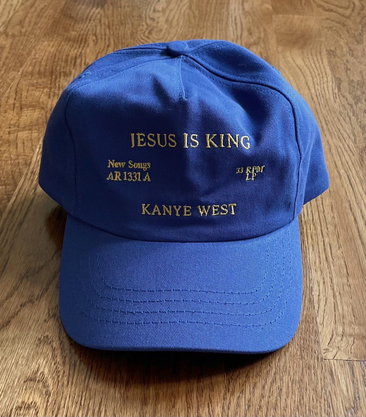 Kanye West Jesus is King Vinyl I Hat Blue Sunday Service Cap JIK Saint ...