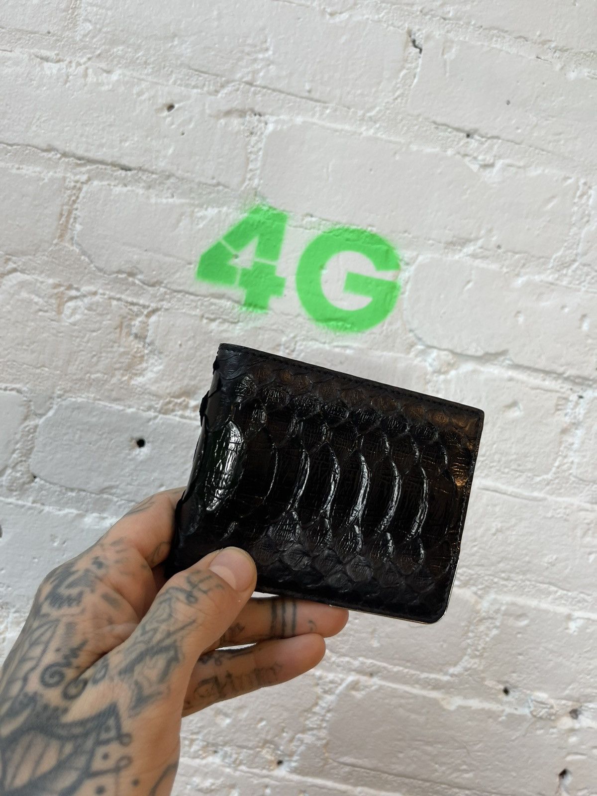 Dior Dior Homme Black 100 Python Snake Leather Waller New Grailed