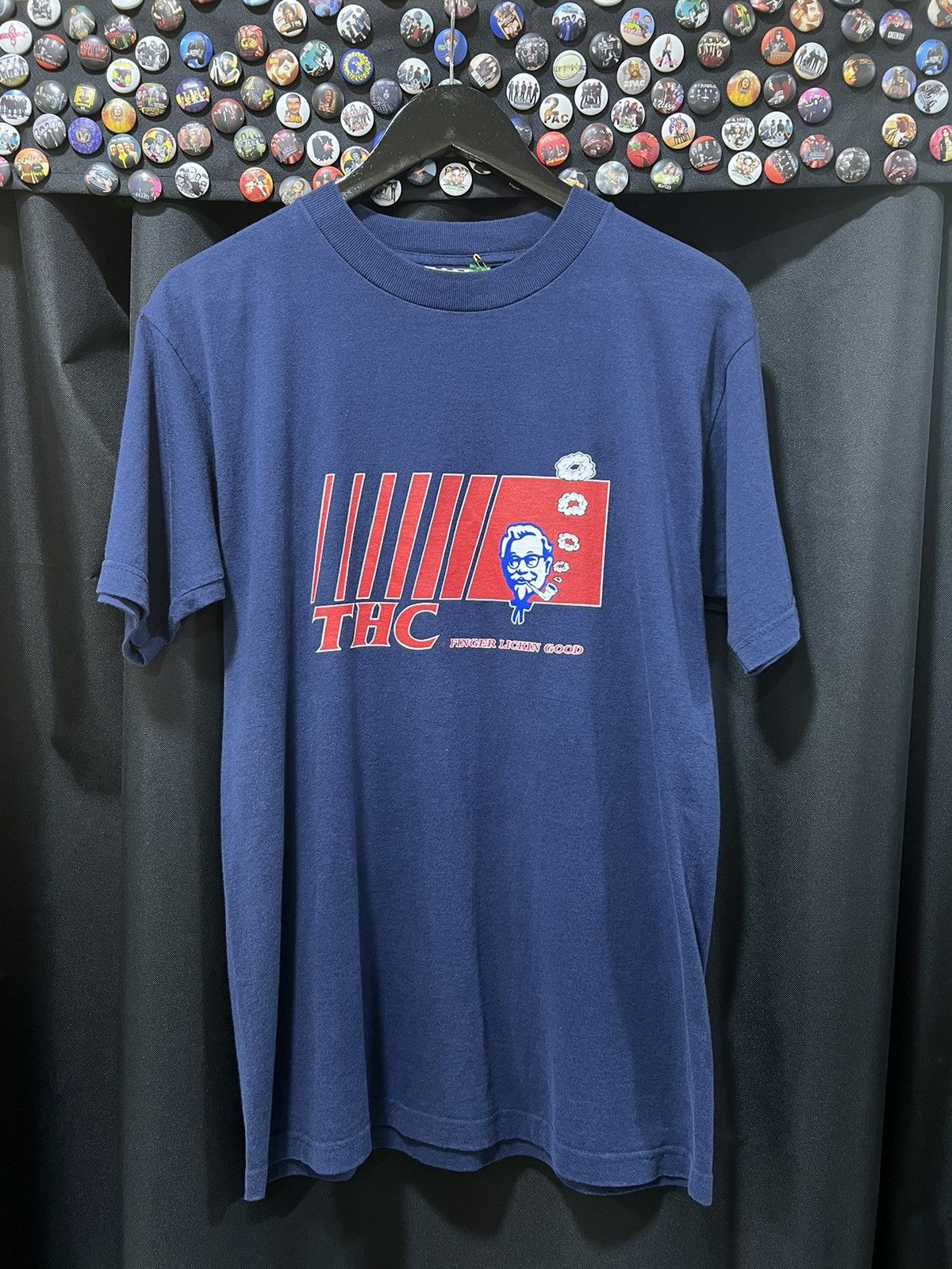 Streetwear × Vintage Vintage 90s THC KFC Parody Tshirt | Grailed